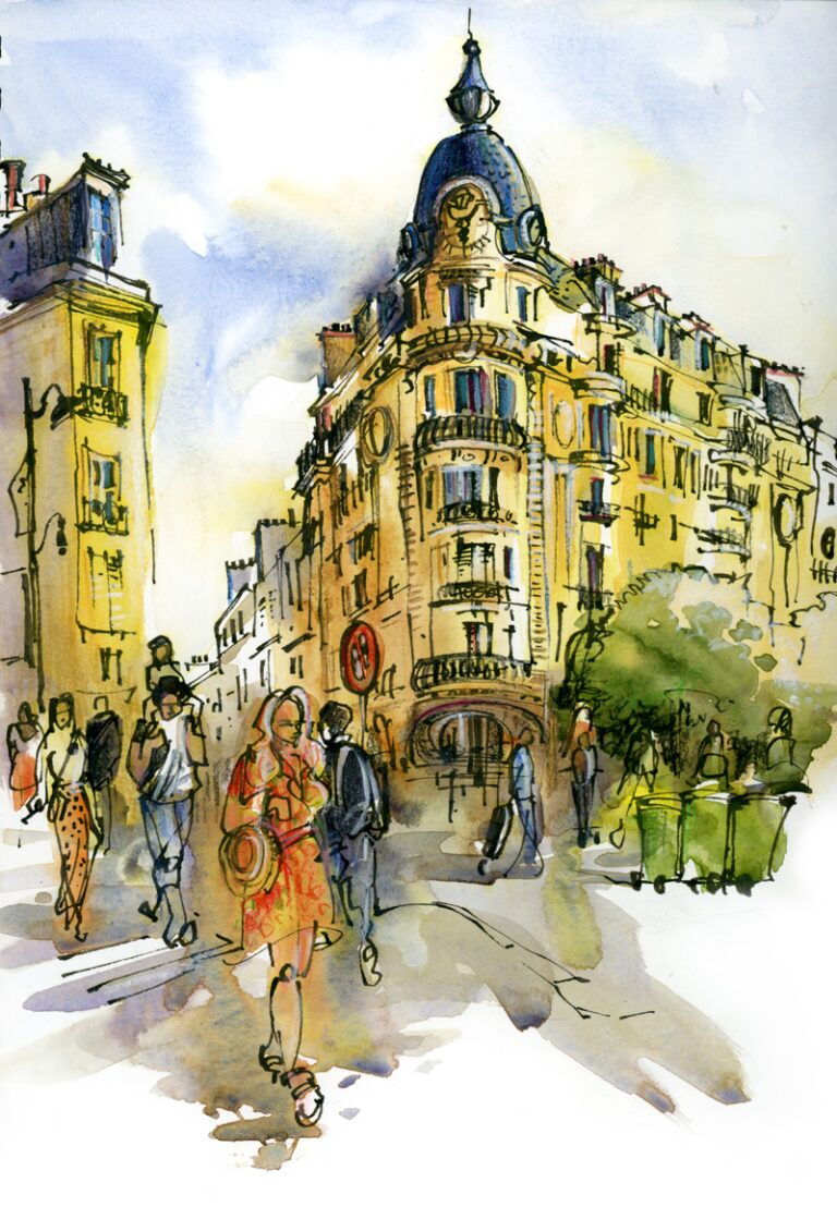 Creativity Kickstart: 5 Ways to Draw or Paint a Crowded Scene | Artists ...