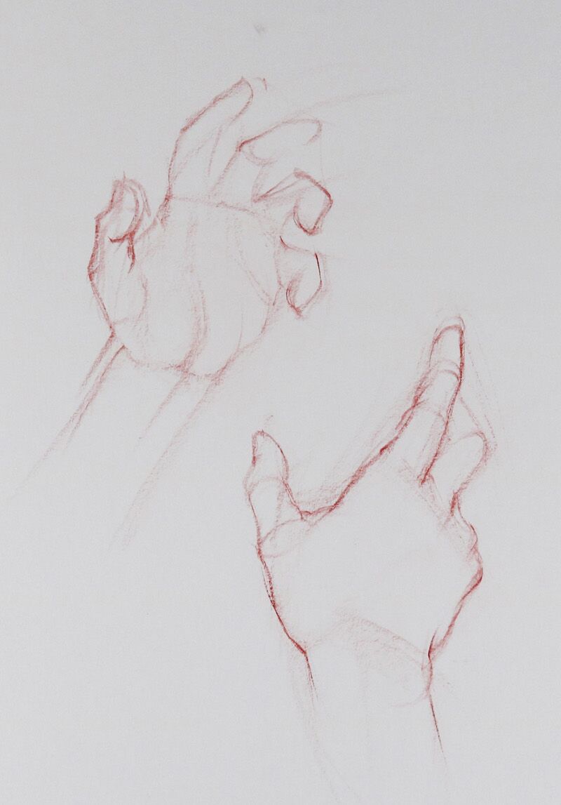 draw simple hands