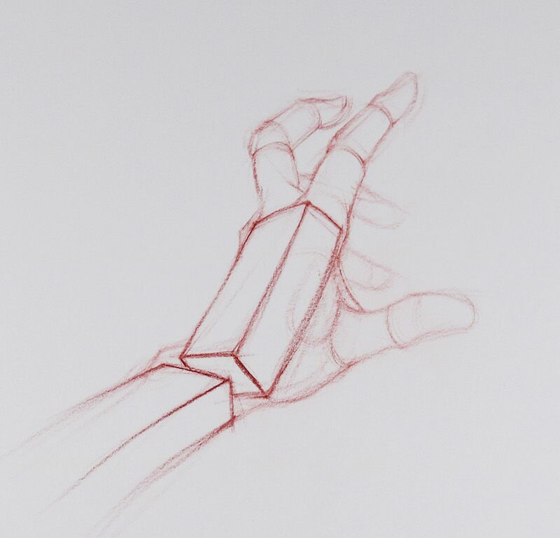first hand drawing