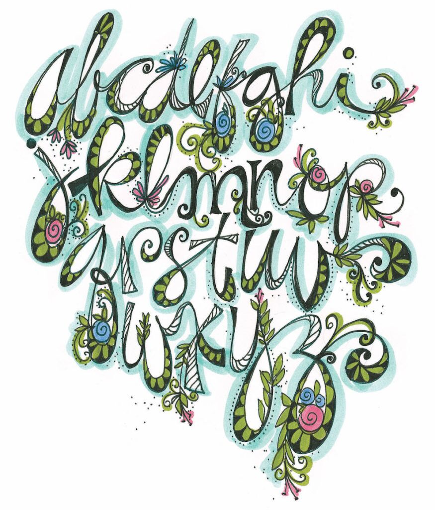 10 Super Easy Hand Lettering Techniques with an Artful Spin