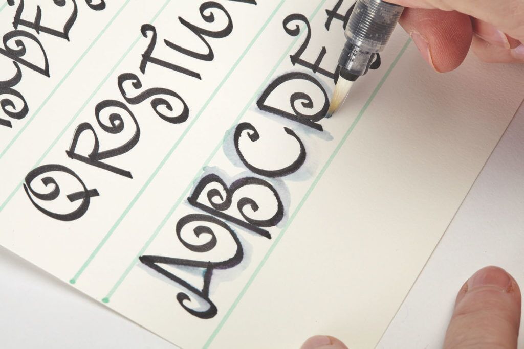artistic letters examples