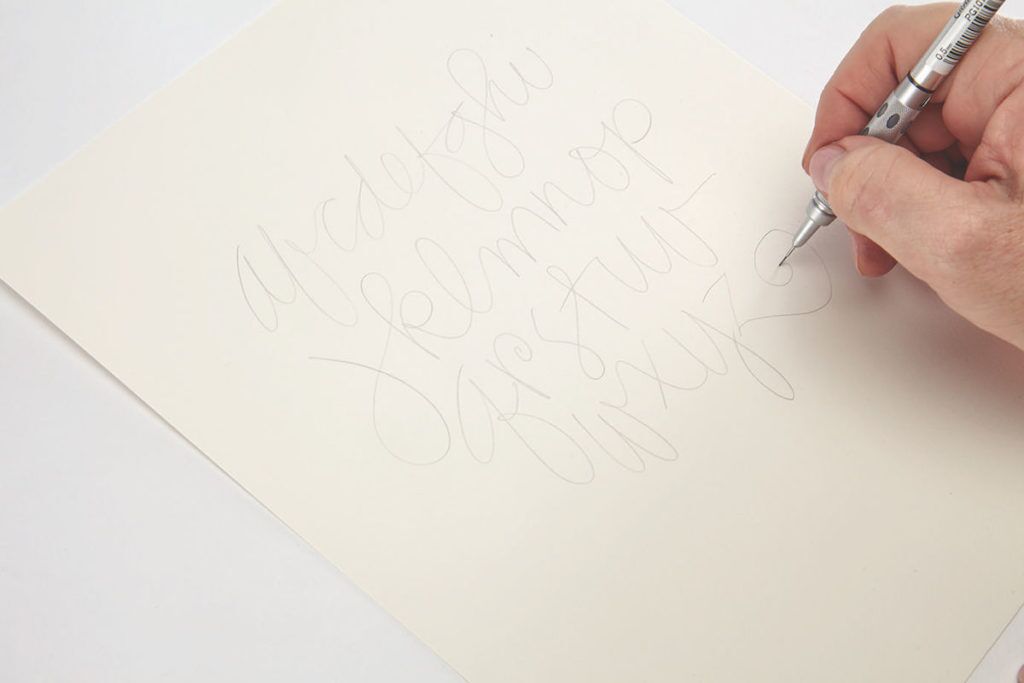 creative cursive lettering
